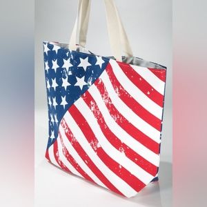 Styline | Bags | Distressed American Flag Tote Bag Show Your Patriotic ...